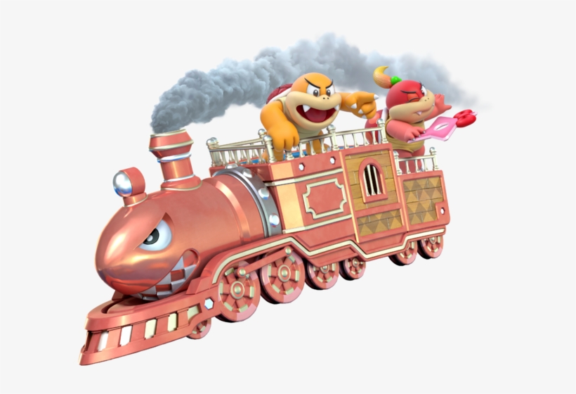 Boom Boom & Pom Pom On New Bullet Bill Train - Super Mario 3d World ...