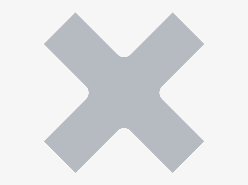Cross Icon Transparent Grey Transparent PNG - 800x800 - Free Download ...