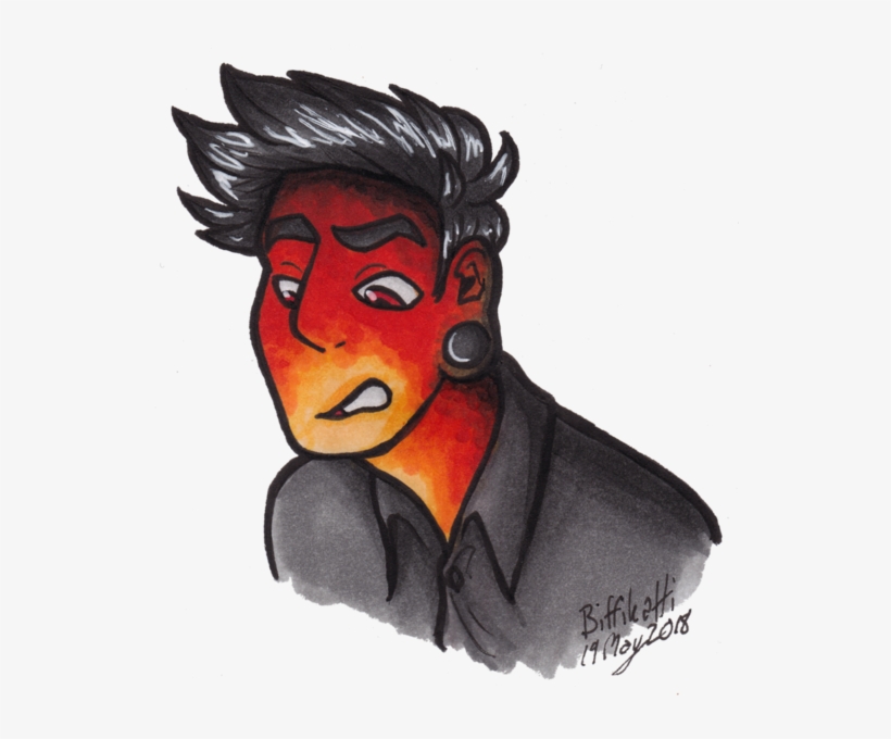 Headshot Colored - Cartoon Transparent PNG - 541x600 - Free Download on ...