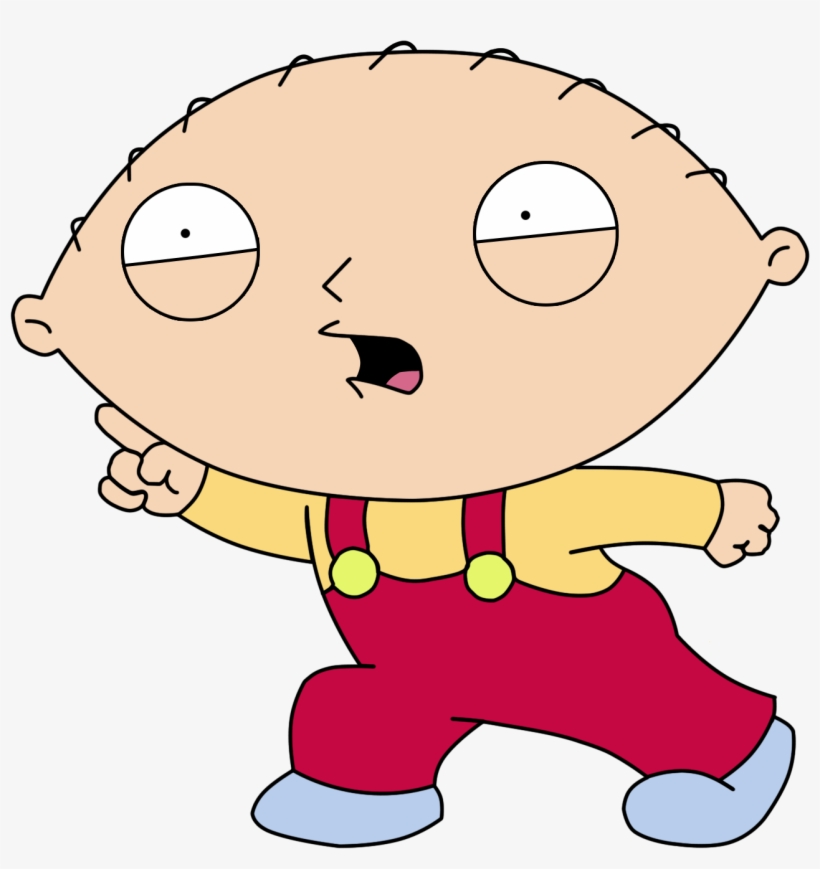 Stewie Griffin - Stewie Griffin Pointing Transparent PNG - 1299x1315 ...