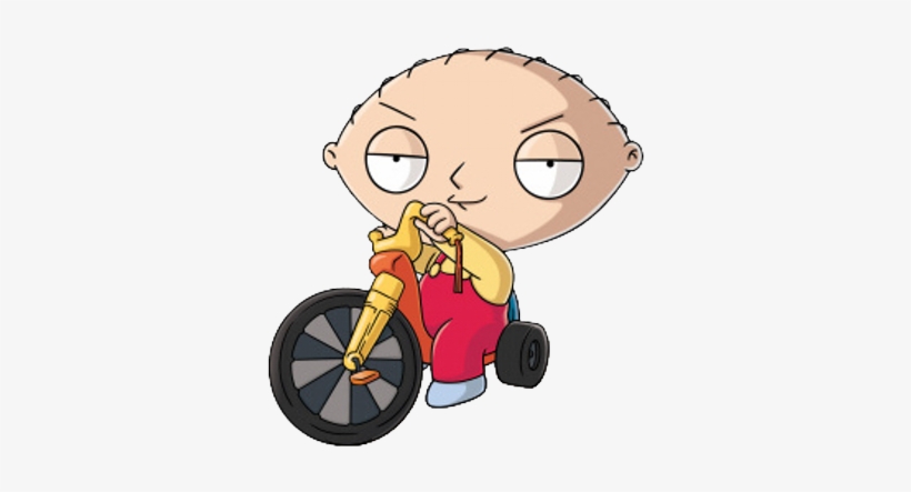 Download Stewie Griffin - Stewie Griffin On Bike - HD Transparent PNG - NicePNG.com