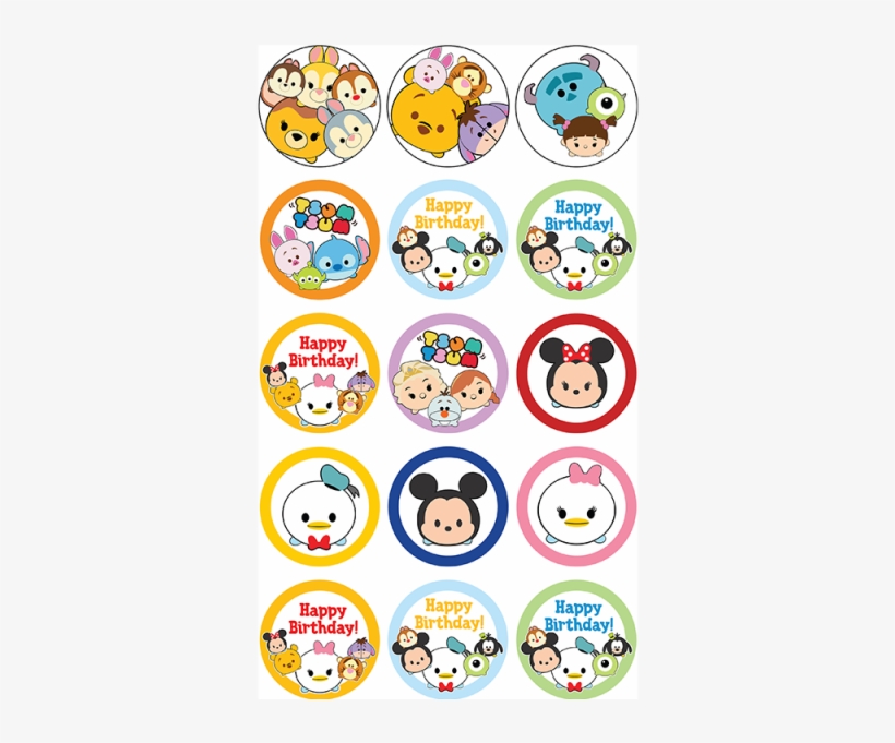 Tsum Tsum Or (30x - Topper Tsum Tsum Birthday Transparent PNG - 600x600 ...