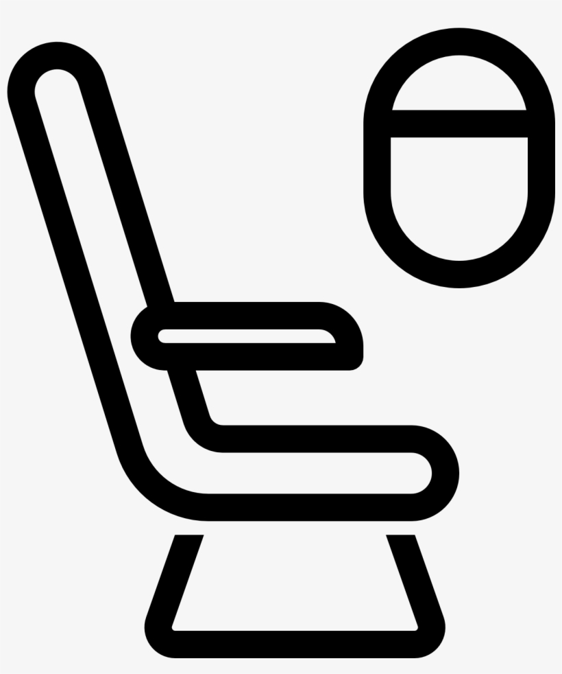 Flight Seat Icon - Airplane Seat Icon Transparent PNG - 1600x1600 ...