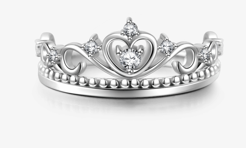 Princess Captured Hearts Tiara Princess Ring Sterling Transparent PNG ...