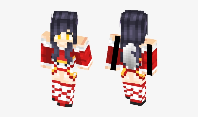 Install Ahri Skin Instruction - Minecraft Transparent PNG - 584x497 ...