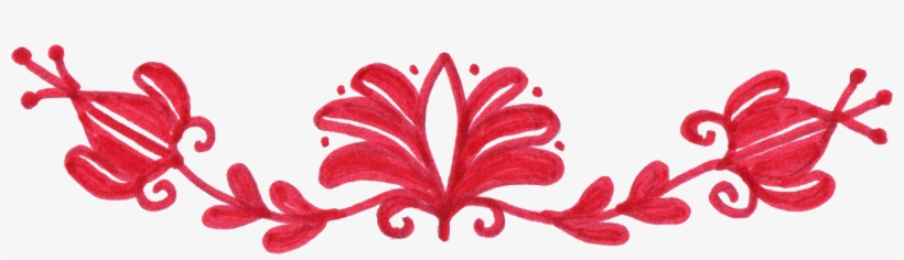 Red Divider Clipart Vector, Red Dividing Line Border,, 50% OFF