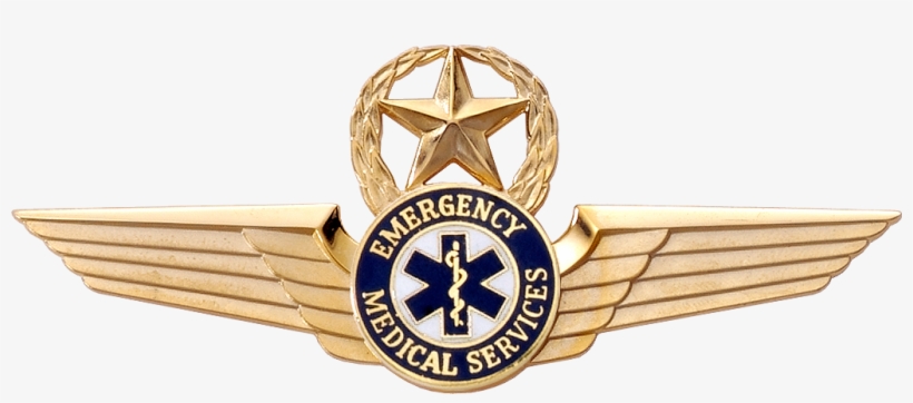 2136sw Emt Star & Wreath Wing - Ems Captain Rank Logo Png Transparent ...