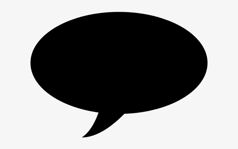 Speech Bubble Png Black Speech Balloon Area Black And White Bubble Material