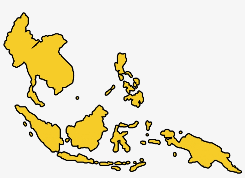 Download Asia Cartoon Png - Southeast Asia Map Png - HD Transparent PNG ...