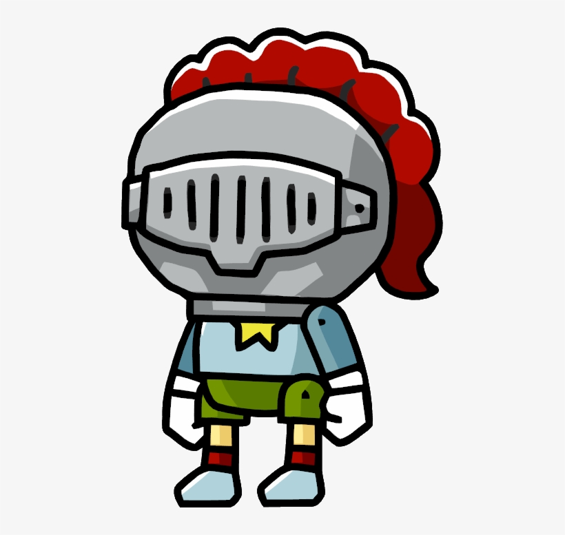 Clipart Black And White Download Knight Scribblenauts - Scribblenauts ...