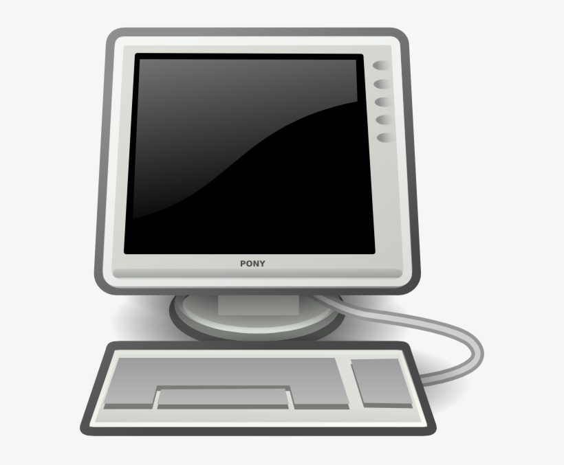 Computer With Black Screen Clipart Png For Web Transparent PNG ...