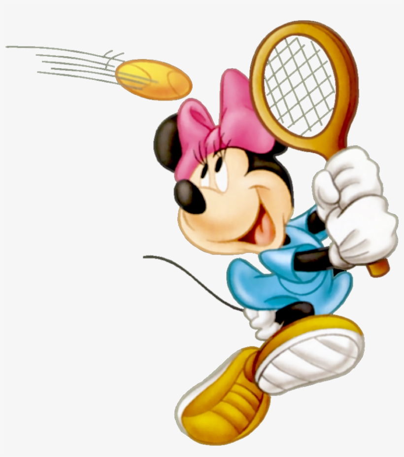 Minnie Tennis - Minnie Mouse Tennis Transparent PNG - 832x900 - Free ...
