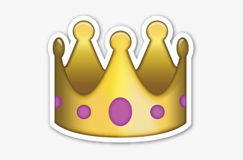 Download Crown Emoji Sticker - HD Transparent PNG - NicePNG.com