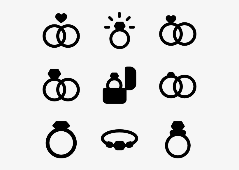 Wedding Ring - Icons Ringe Transparent PNG - 600x564 - Free Download on ...