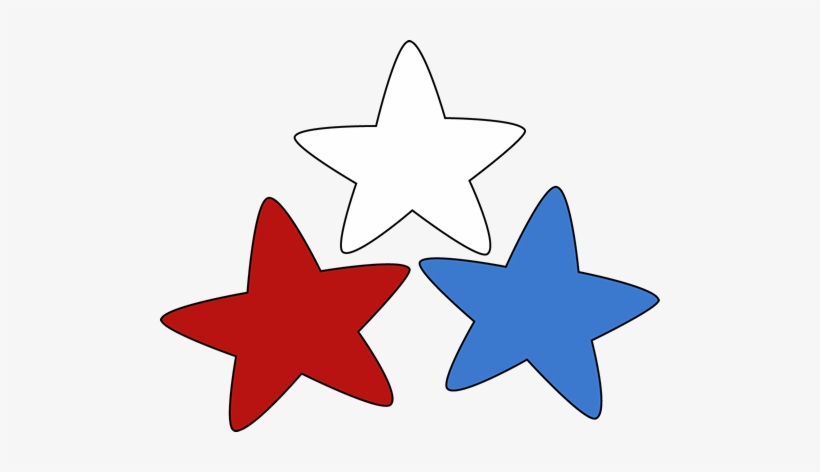 Patriotic Stars Clip Art - Red White And Blue Clip Art Transparent PNG ...