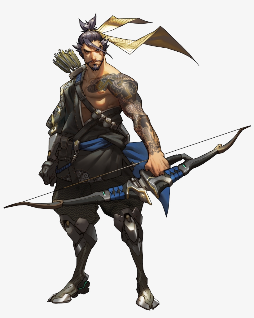Overwatch Characters Hanzo Transparent PNG - 1200x1447 - Free Download ...