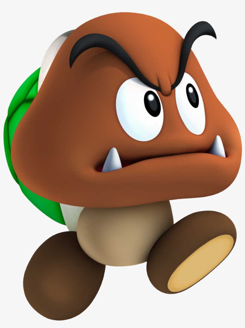 Goompa 3d Art - Goomba Mario Transparent PNG - 1148x1524 - Free ...