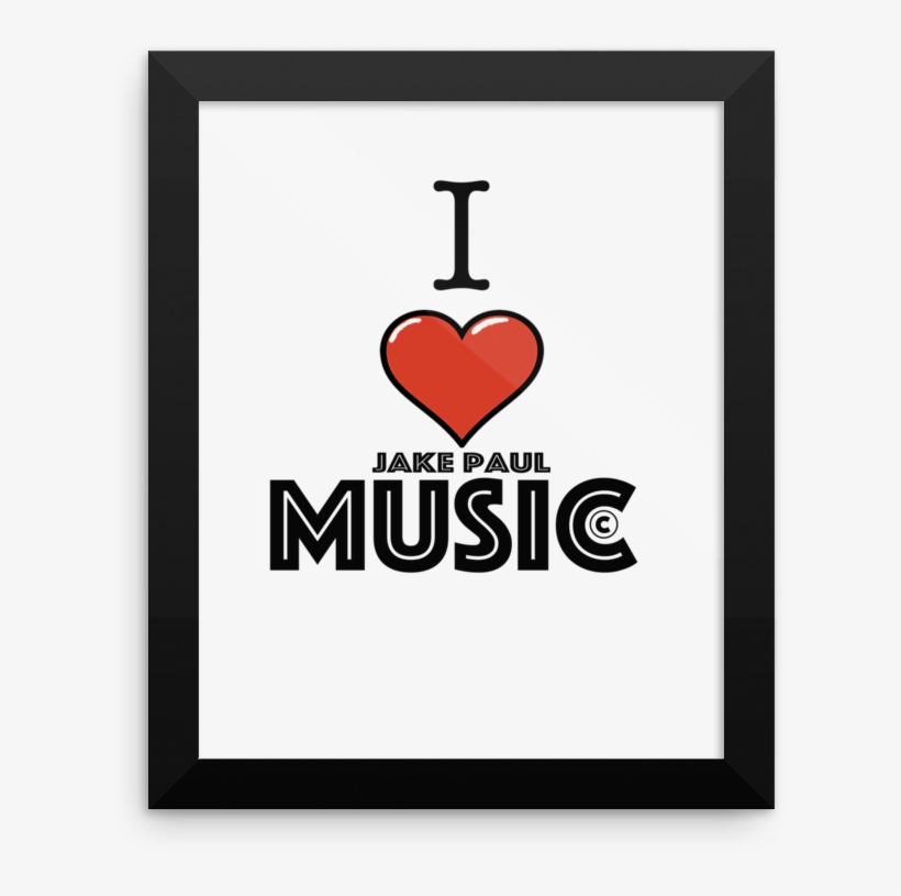 Jake Paul Music Posters And Prints - Heart Transparent PNG - 1000x1000 ...