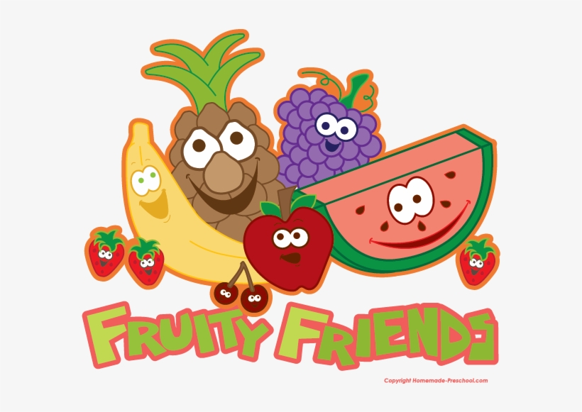 Fruit Clip Art - Fruity Friends Transparent PNG - 607x500 - Free ...