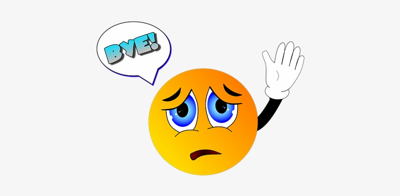 See You Again, Bye, Farewell, Wave - Smiley Transparent PNG - 453x340 ...