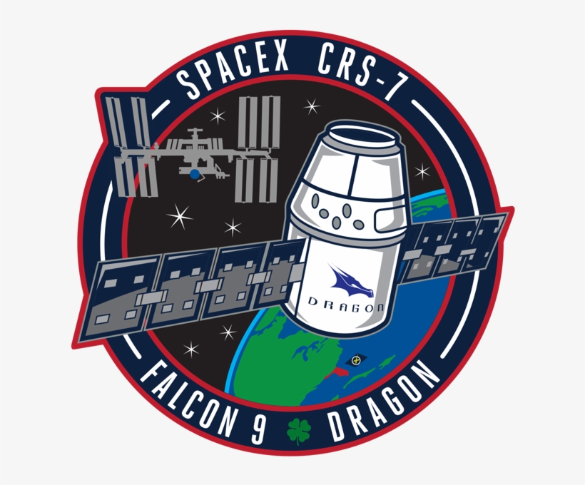 Crs7-logo - Falcon 9 Crs 7 Mission Patch Transparent PNG - 640x621 ...