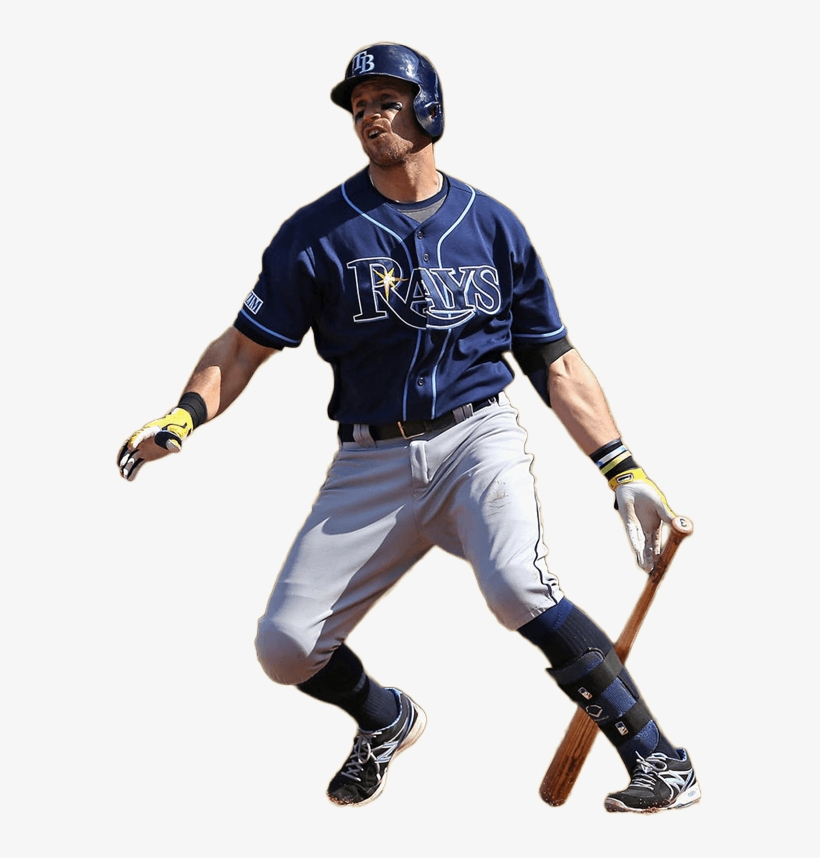 Tampa Bay Rays Running Player - Tampa Bay Rays Baseball Png Transparent ...