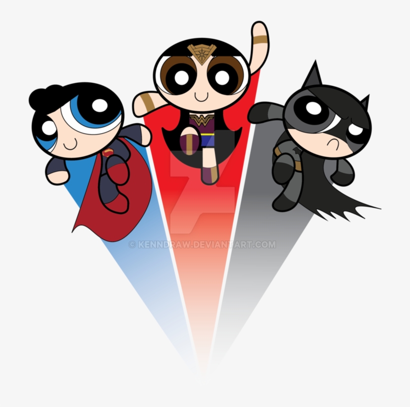 Batman V Superman By Kenndraw - The Powerpuff Girls Transparent PNG ...