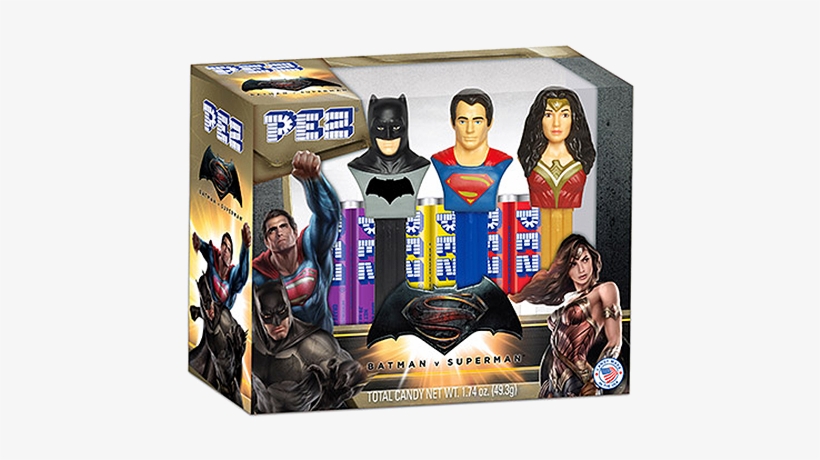 Pez Dc Comics Batman Vs - Batman V Superman: Dawn Of Justice Pez Set ...