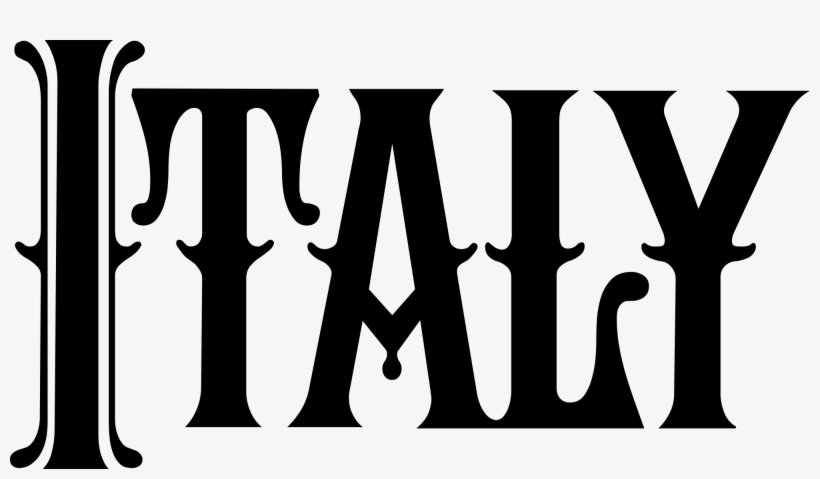 Open - Italy Text Transparent PNG - 2000x1073 - Free Download on NicePNG