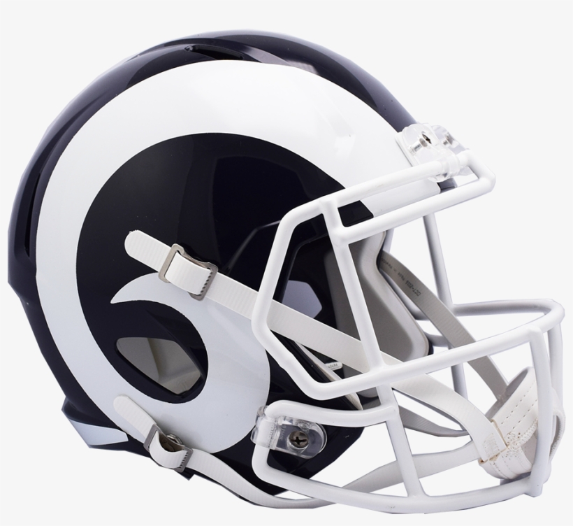 Los Angeles Rams Speed Replica Helmet - 2017 La Rams Helmet Transparent ...