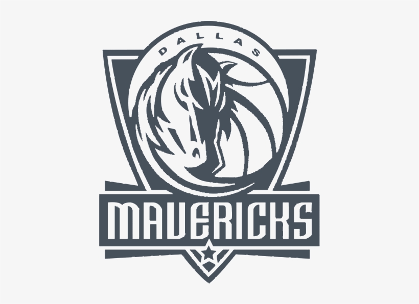 Download Dallas Mavericks Gray - Dallas Mavericks Logo Png - HD ...