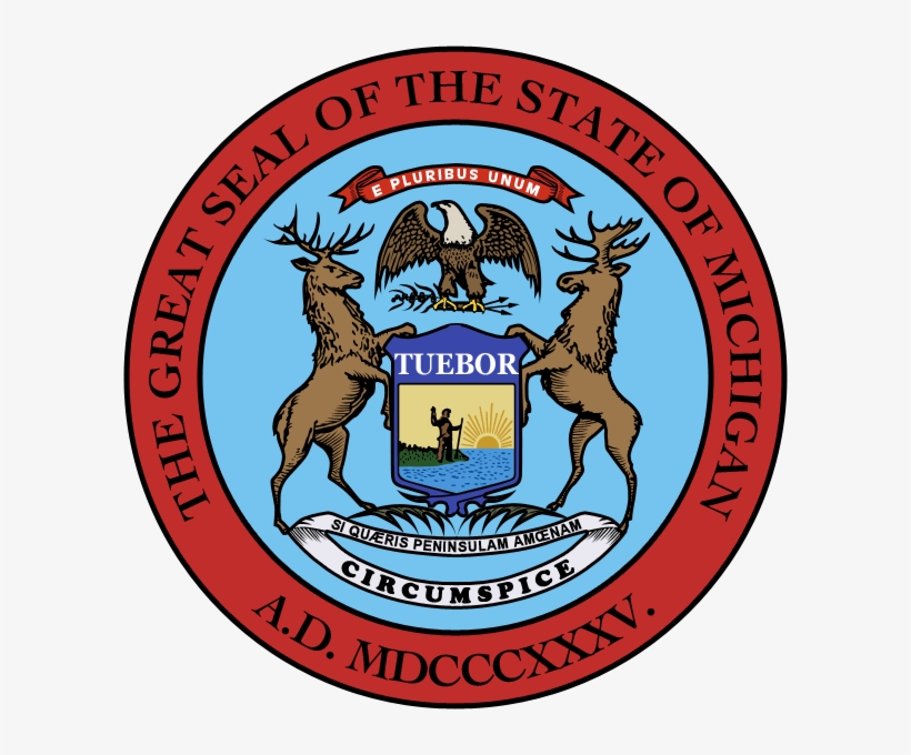 Michigan State Seal - Michigan Seal Transparent PNG - 600x600 - Free ...