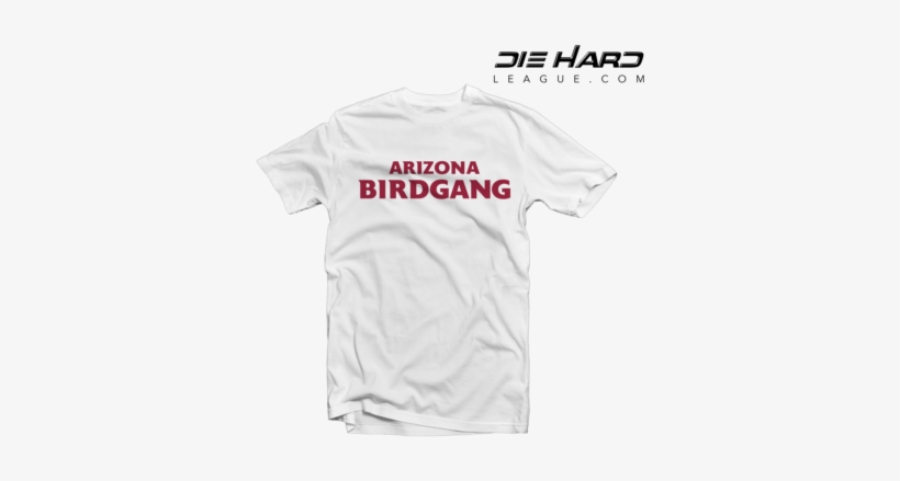 Arizona Cardinals T-shirt Bird Gang White Tee - 6 T Shirt Transparent ...