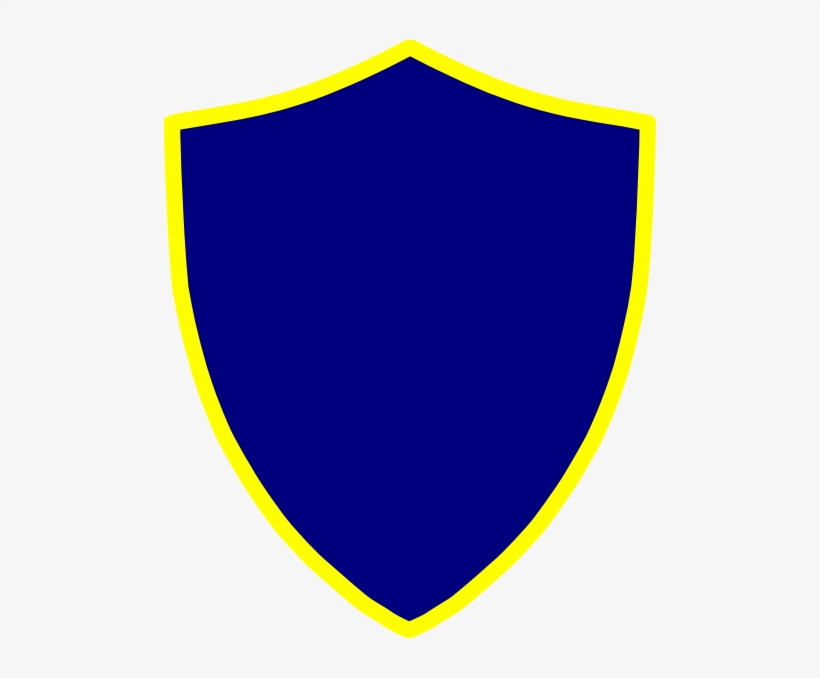 Blue And Yellow Shield Svg Clip Arts 492 X 598 Px Transparent PNG ...