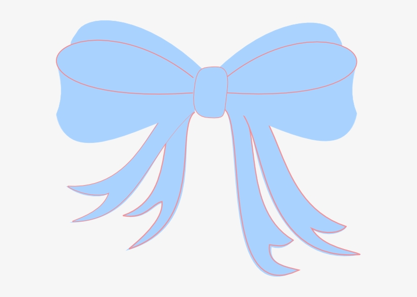 How To Set Use Baby Blue Ribbon Svg Vector Transparent PNG - 600x504 ...