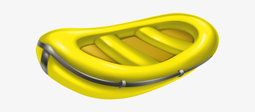 Yellow Rubber Boat Png Clip Art Image - Rubber Boat Clipart Transparent ...