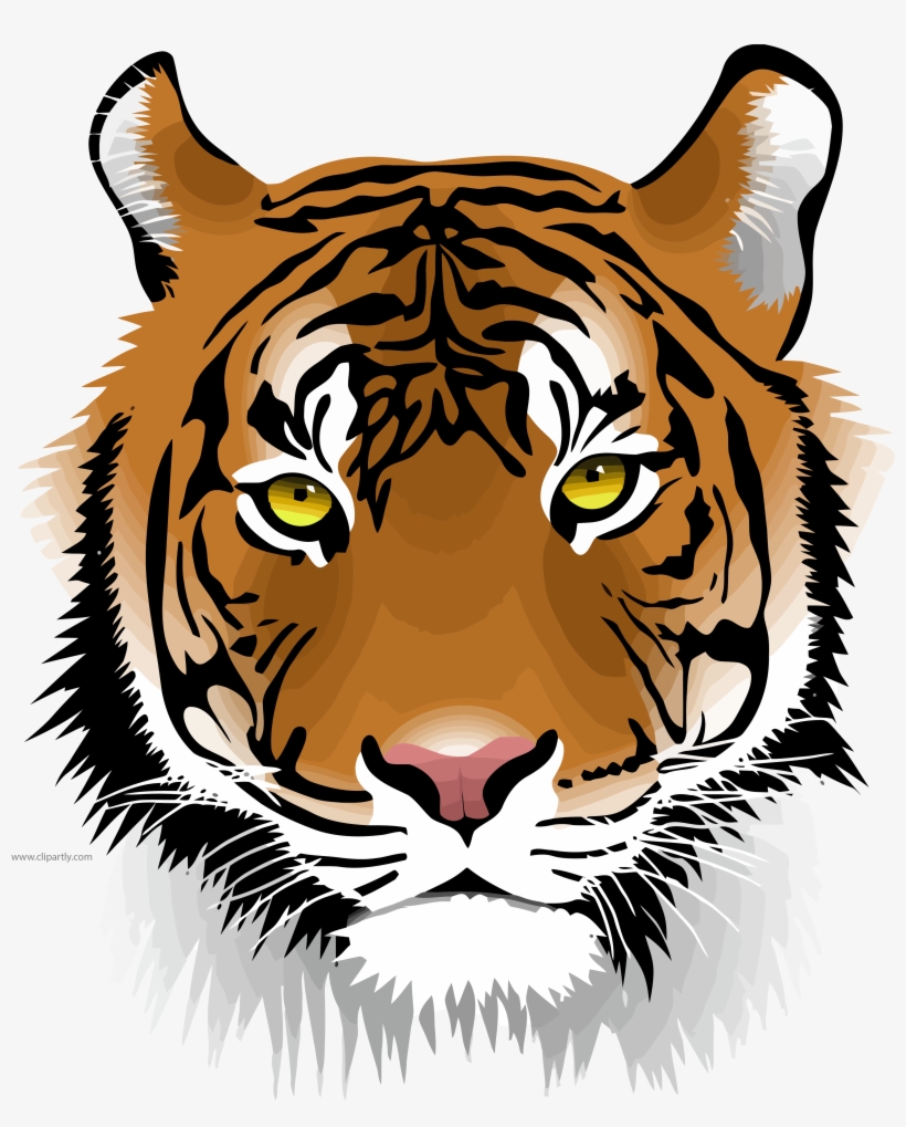 Tigers Face Clipart Image
