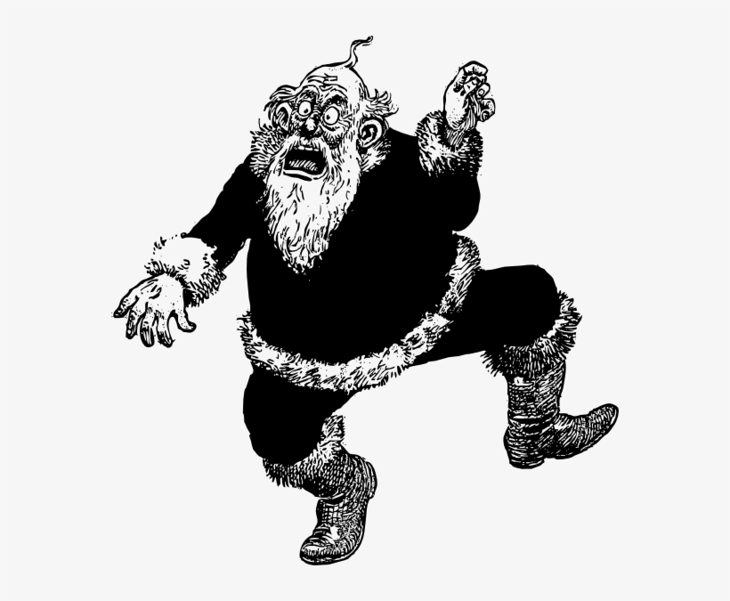 Angry Santa Art Transparent PNG - 570x595 - Free Download on NicePNG