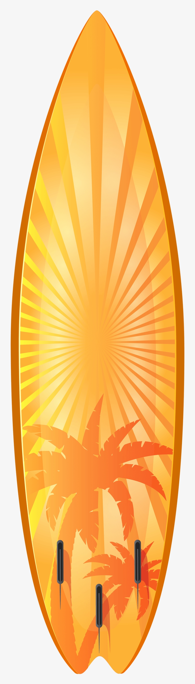 Summer Clipart No Background - Surf Board Transparent Background ...