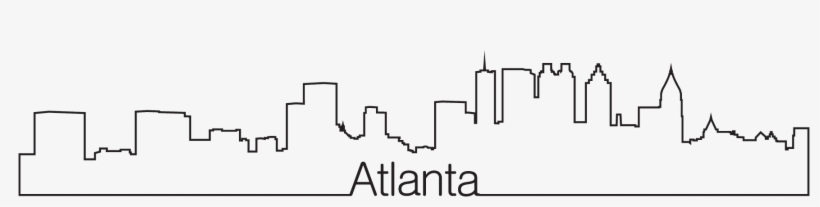 Atl Skyline Outline Transparent PNG - 1801x361 - Free Download on NicePNG