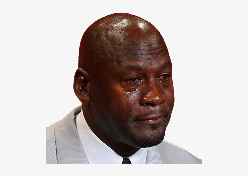Download Crying Jordan Png - Crying Jordan Meme .png - HD Transparent ...