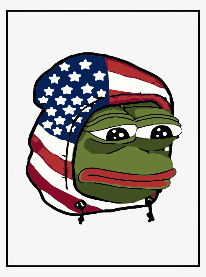 217kib, 770x1024, Lul - Pepe The Frog America Transparent PNG ...
