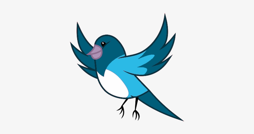 Blue Bird Vector By Blackstar - Deviantart Transparent PNG - 1006x402 ...