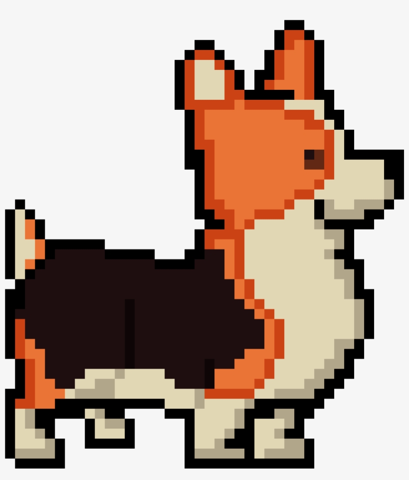 Download Corgi - Corgi Pixel Art - HD Transparent PNG - NicePNG.com
