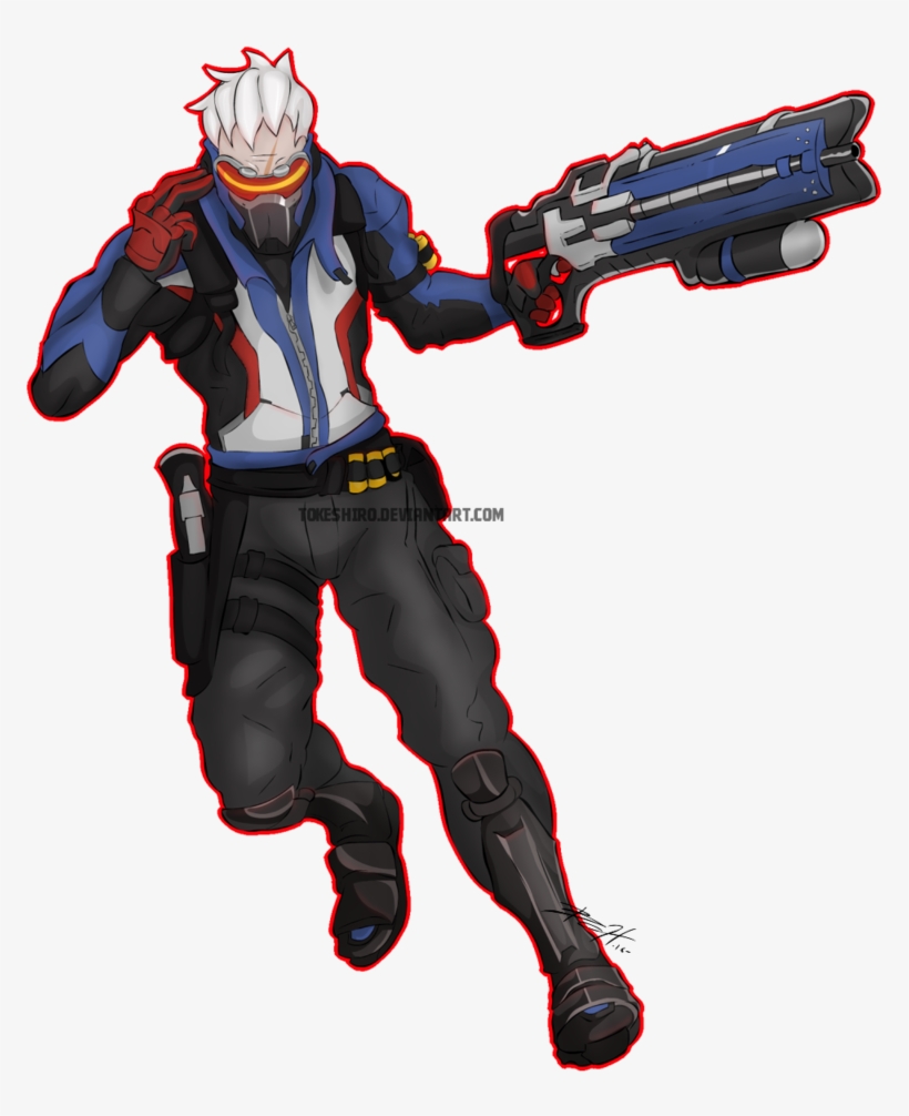 Svg Library Library By Tokeshiro On Deviantart - Overwatch Soldier 76 ...