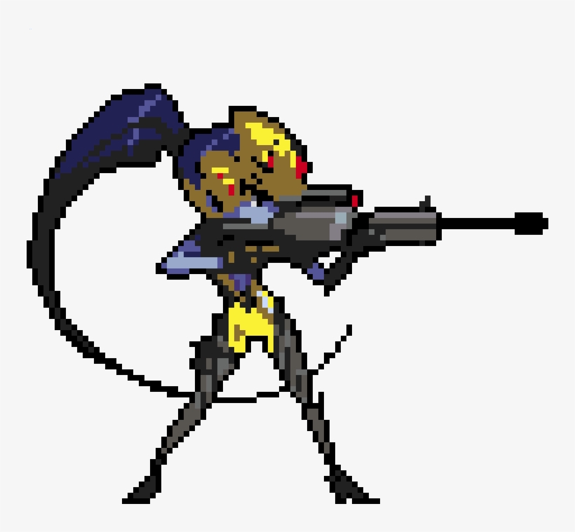 Widowmaker Patina - Overwatch Pixel Spray Widowmaker Transparent PNG ...