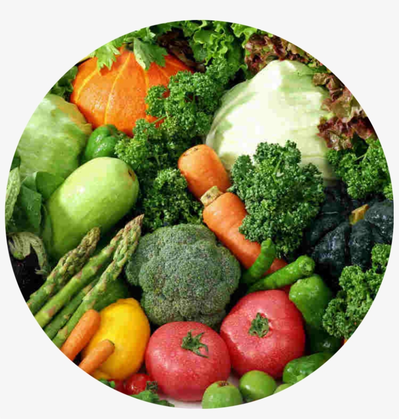 Veggies Png Download - Food In Circle Png Transparent PNG - 832x833 ...