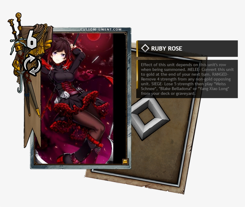 Rwby Gwent Cards - Geralt Axii Transparent PNG - 820x640 - Free ...