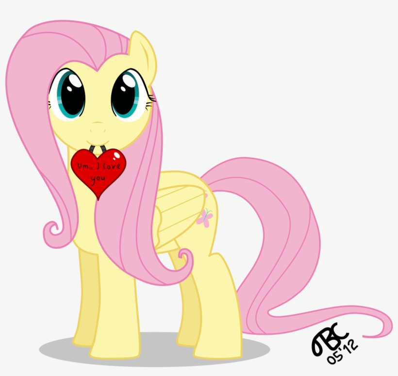 Source - Mlp Fluttershy In Love Transparent PNG - 1280x1120 - Free ...