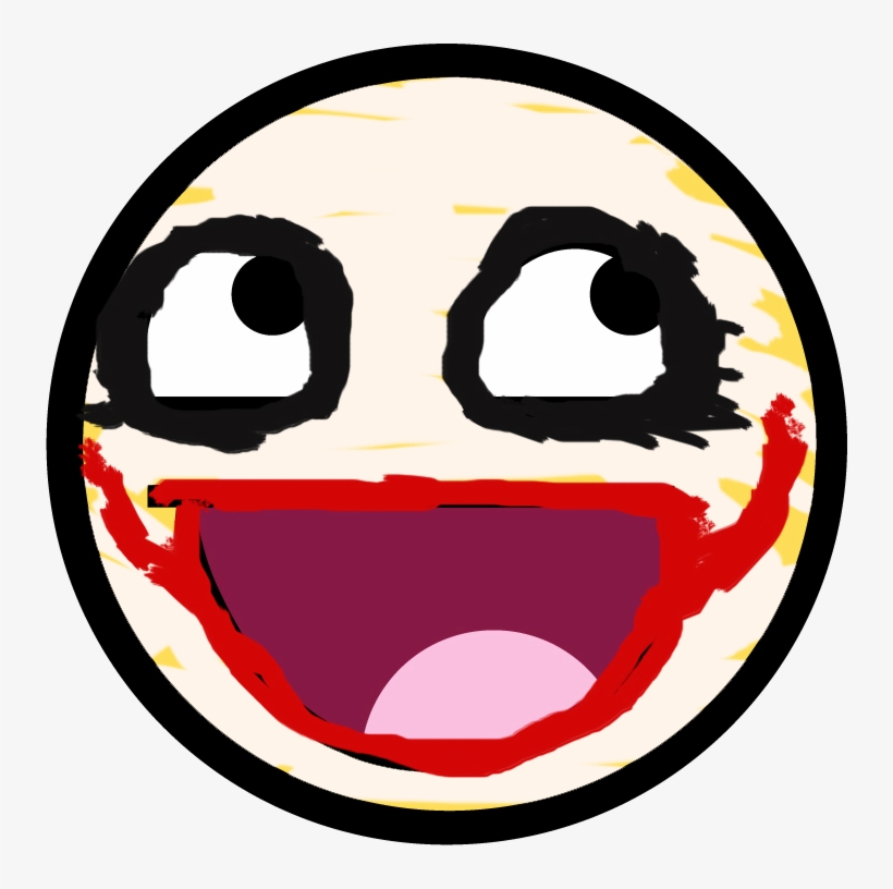 The Joker - My Awesome Faces Smiley Transparent PNG - 736x736 - Free ...